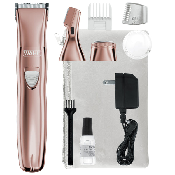 Wahl Ladies Grooming Kit - Clean & Smooth Rechargeable Trimmer for 3-i ...