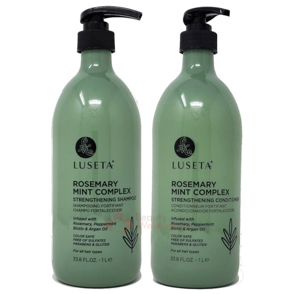 Luseta Rosemary Mint Complex Shampoo & Conditioner 1 L Duo - Strengthe ...
