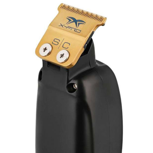 StyleCraft Precision Saber Trimmer SC403BP (Black) with Gold Titanium ...