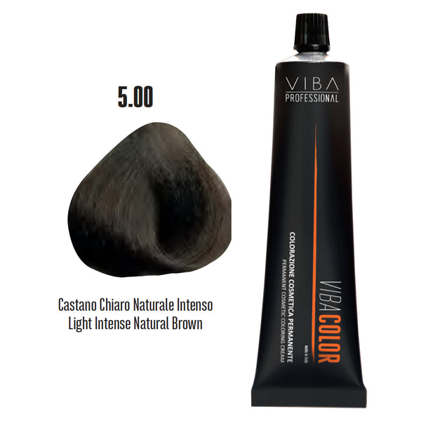 5.00 Light Intense Natural Brown - Viba Professional Permanent Hair Co ...