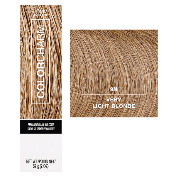 Wella Color Charm 9N Very Light Blonde - Nourishing Permanent Cream Co ...