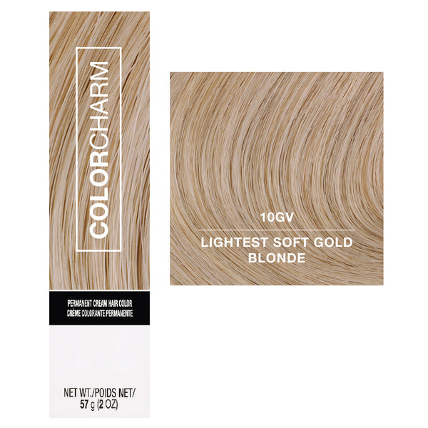 Wella Color Charm 10GV Lightest Soft Gold Blonde - Nourishing Permanen ...