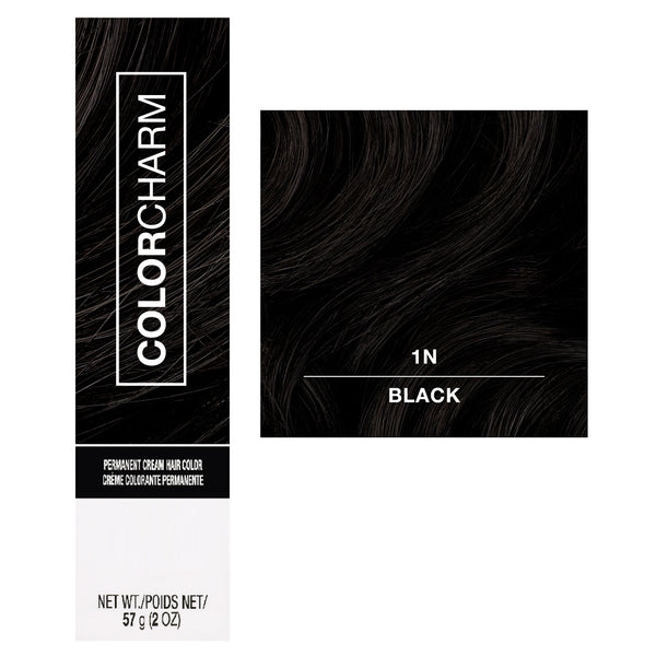 Wella Color Charm 1N Black - Nourishing Permanent Cream Color - 57 g ...