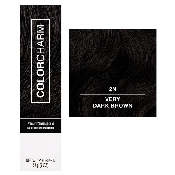 Wella Color Charm 2N Very Dark Brown - Nourishing Permanent Cream Colo ...