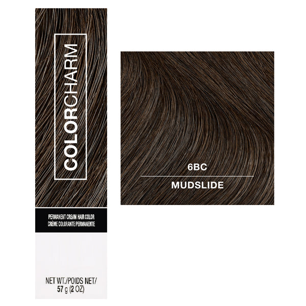 Wella Color Charm 6BC Mudslide - Nourishing Permanent Cream Color - 57 ...