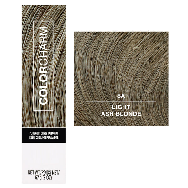 Wella Color Charm 8A Light Ash Blonde - Nourishing Permanent Cream Col ...